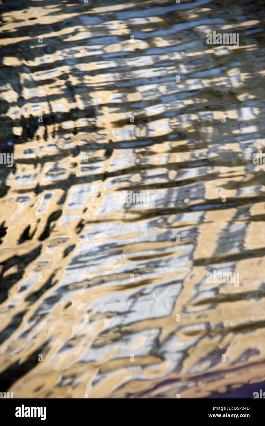 sun light reflection waves on lake water surface Stock Photo - Alamy