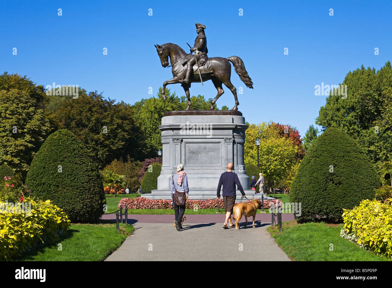 Washington s Statue in Boston Public Garden Boston Massachusetts USA ...