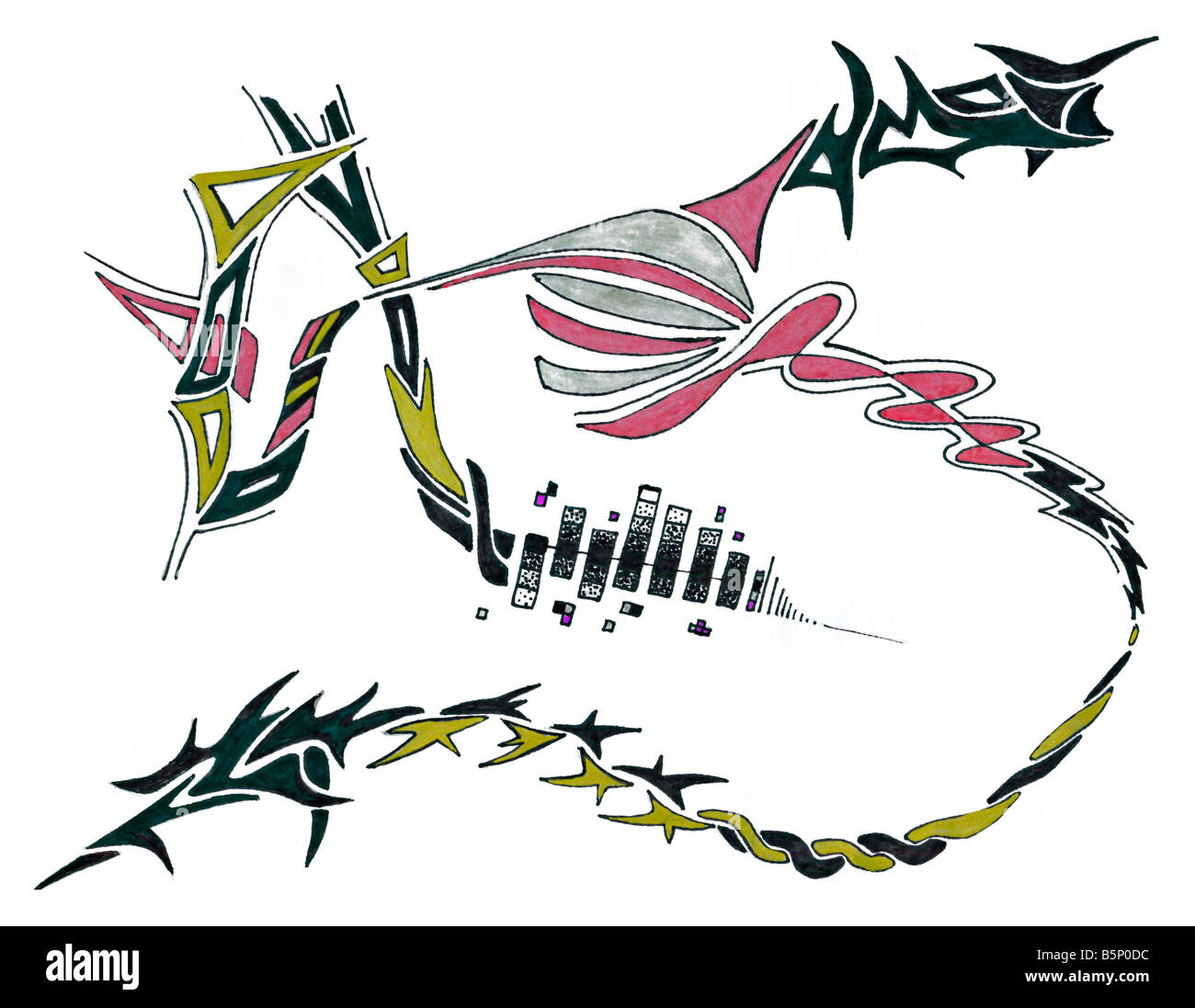 Tribal illustration hi-res stock photography and images - Alamy
