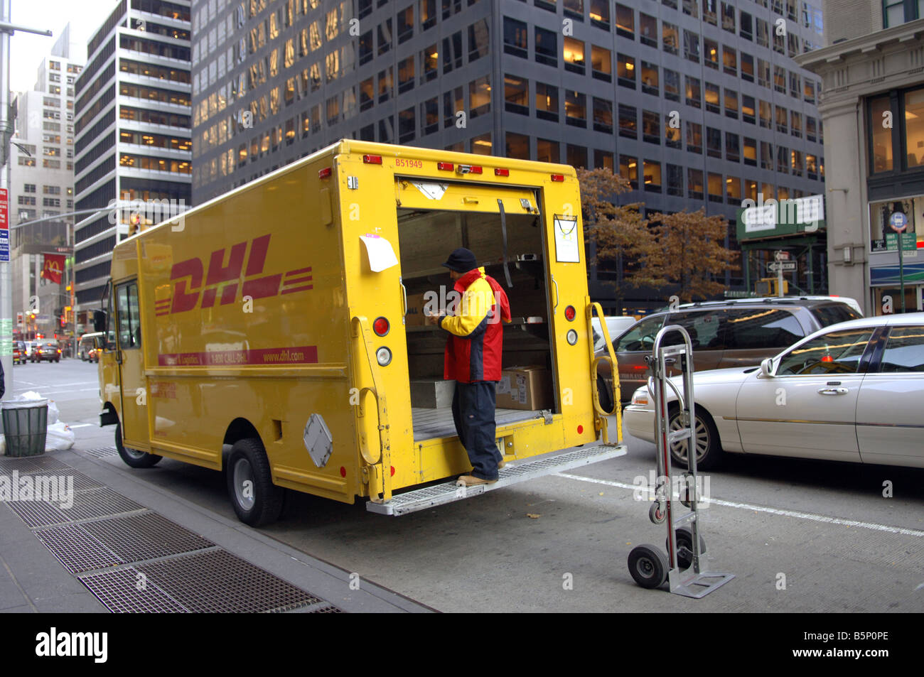 Dhl trucks hi-res stock photography and images - Alamy