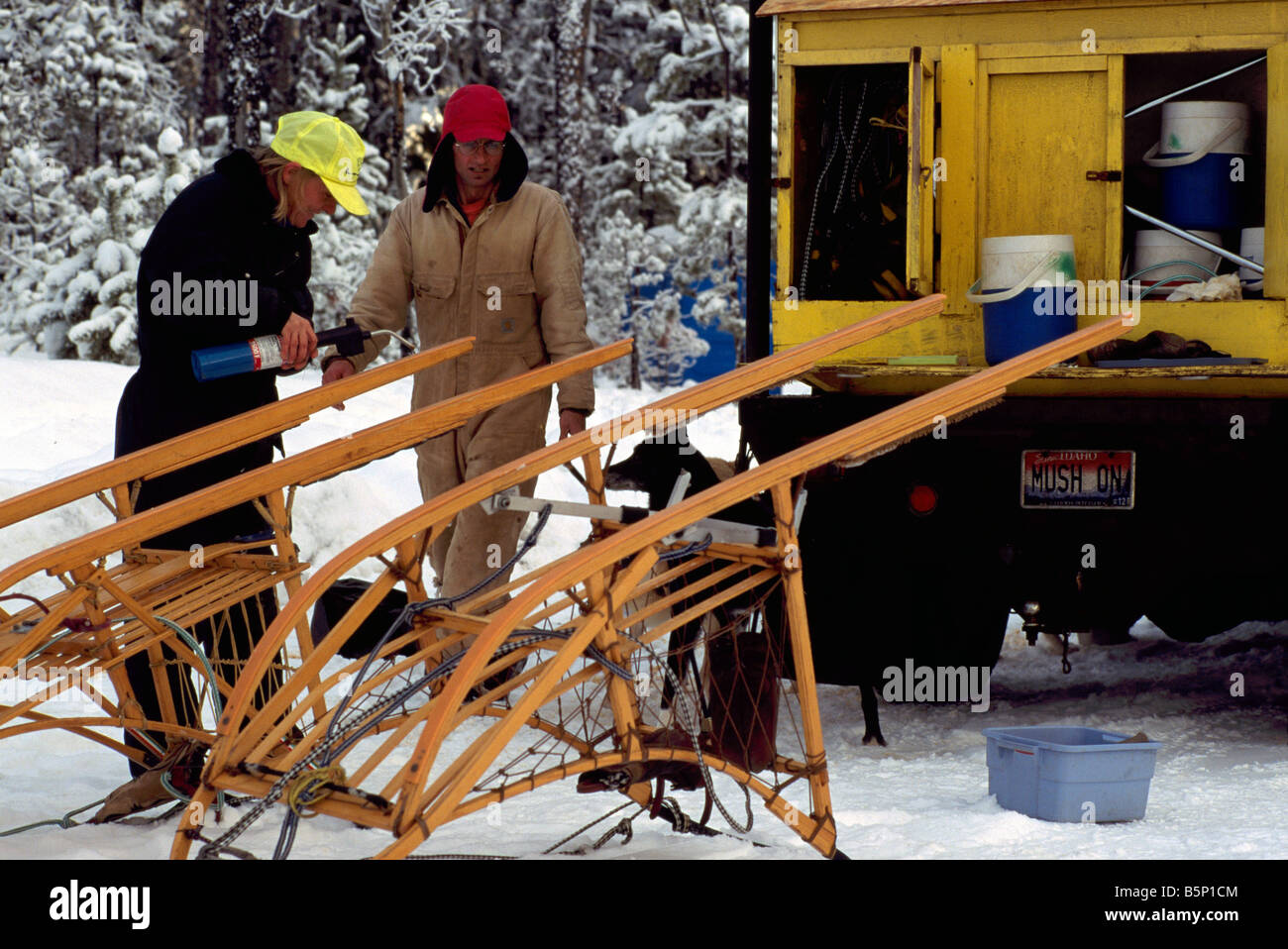 Sledge runners hi-res stock photography and images - Alamy
