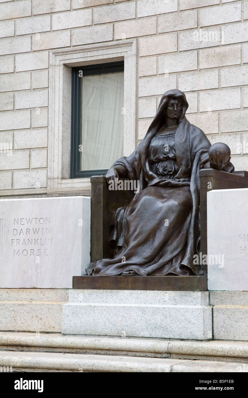 Sculpture Boston Public Library Copley Square Boston Massachusetts USA ...