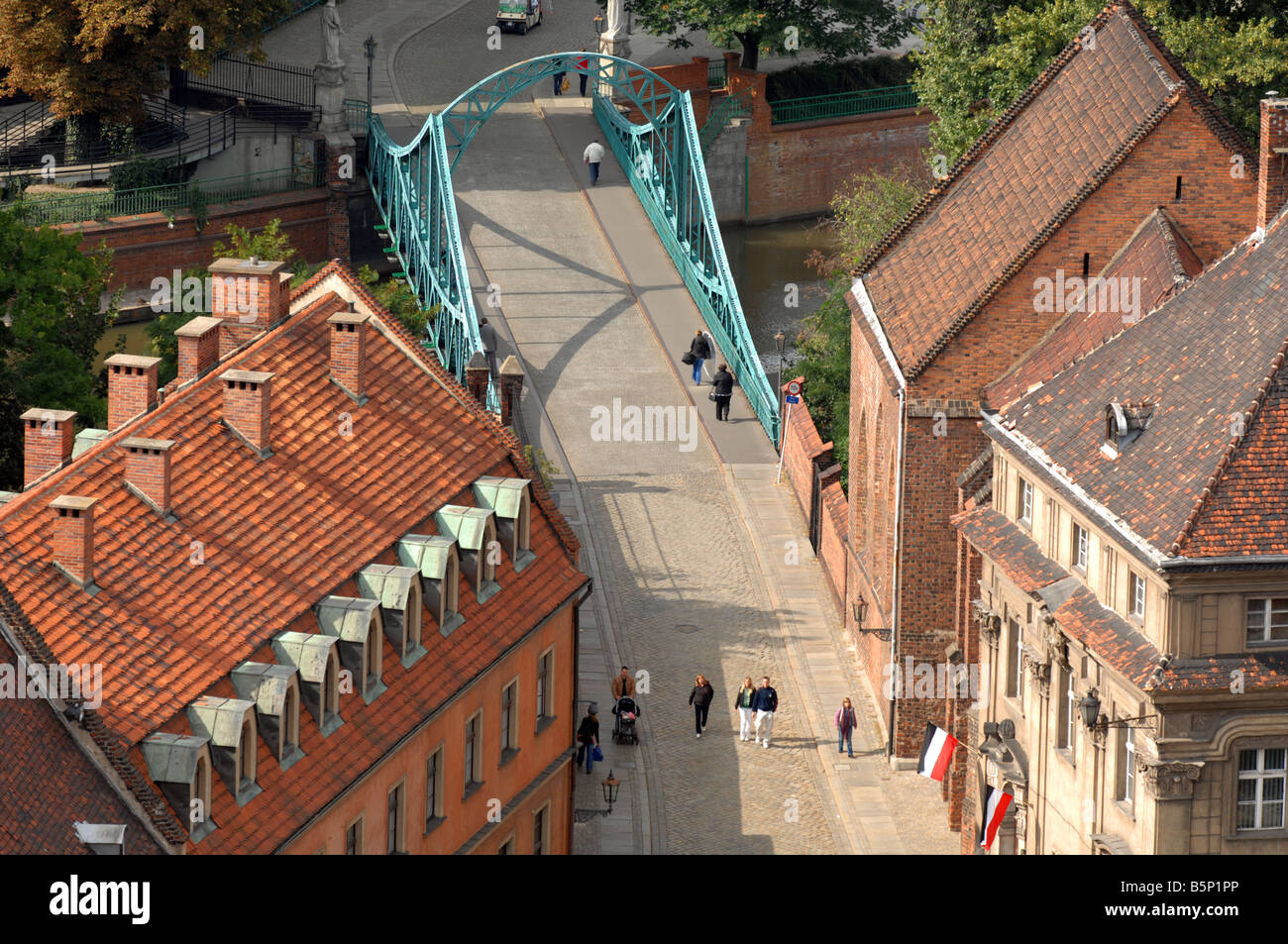 Tumski Bridge, Wroclaw, Poland Stock Photo - Alamy