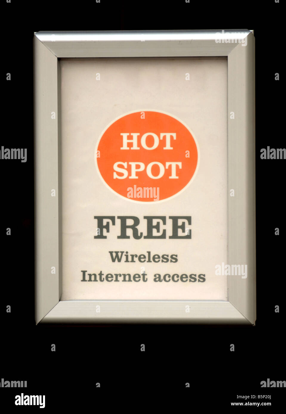 Free wireless internet access sign Stock Photo - Alamy