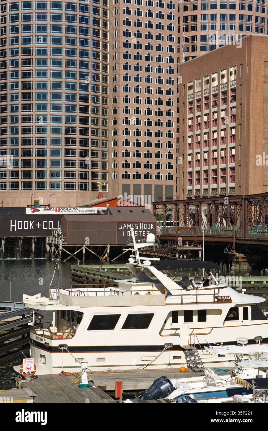 Fort Point Channel Marina Boston Massachusetts USA Stock Photo - Alamy