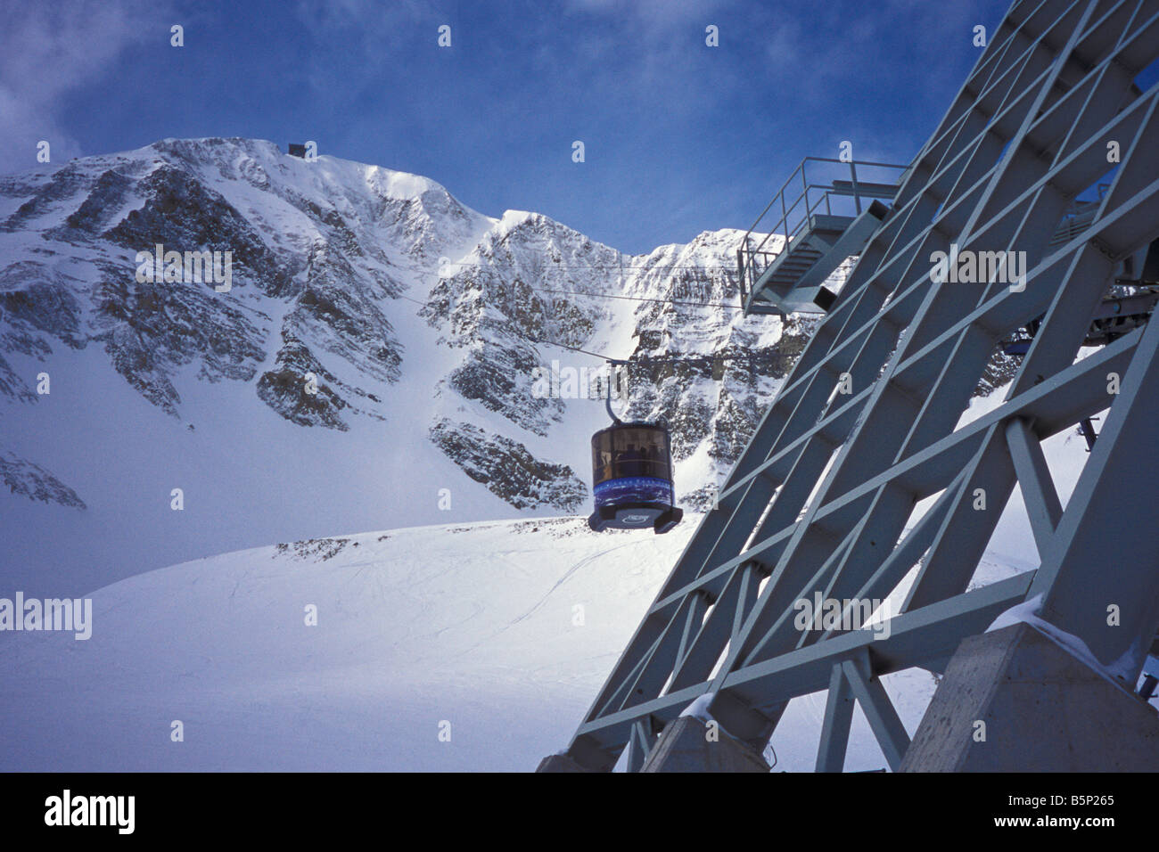 Lone peak tram at big sky, hi-res stock photography and images - Alamy