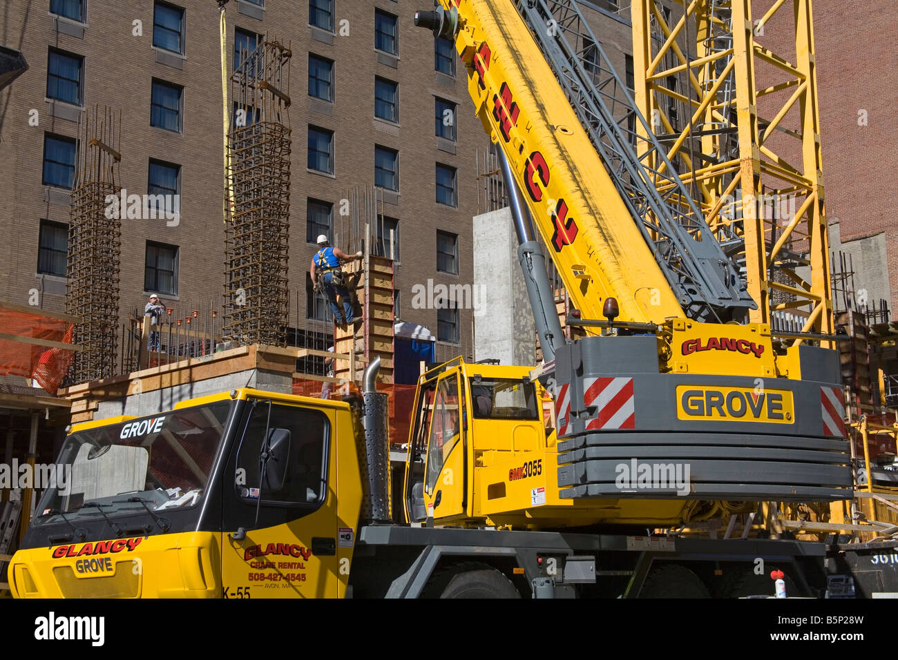 Building Construction Downtown Boston Massachusetts USA Stock Photo - Alamy