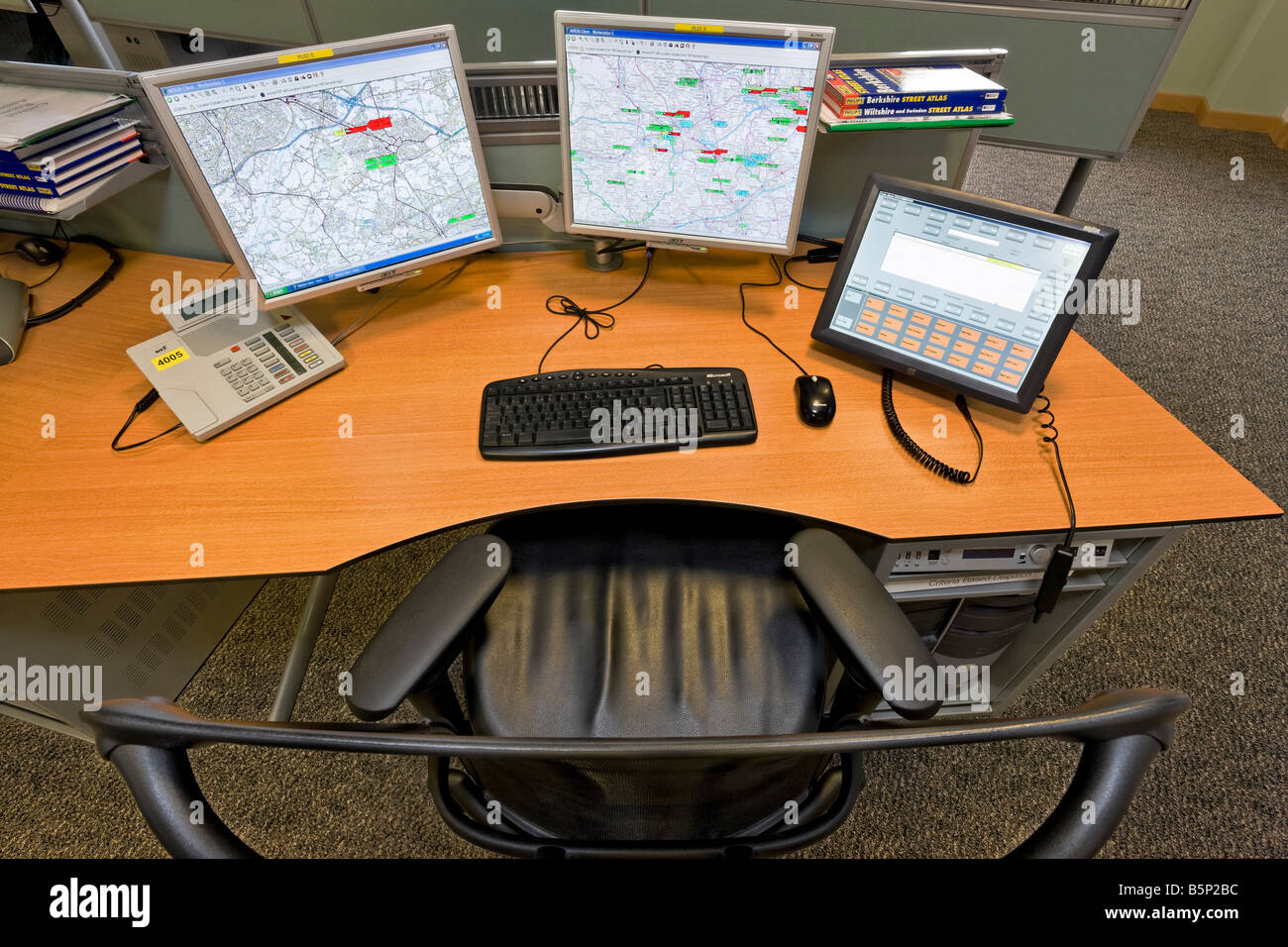 Ambulance Service Control Centre in Wokingham UK Stock Photo - Alamy