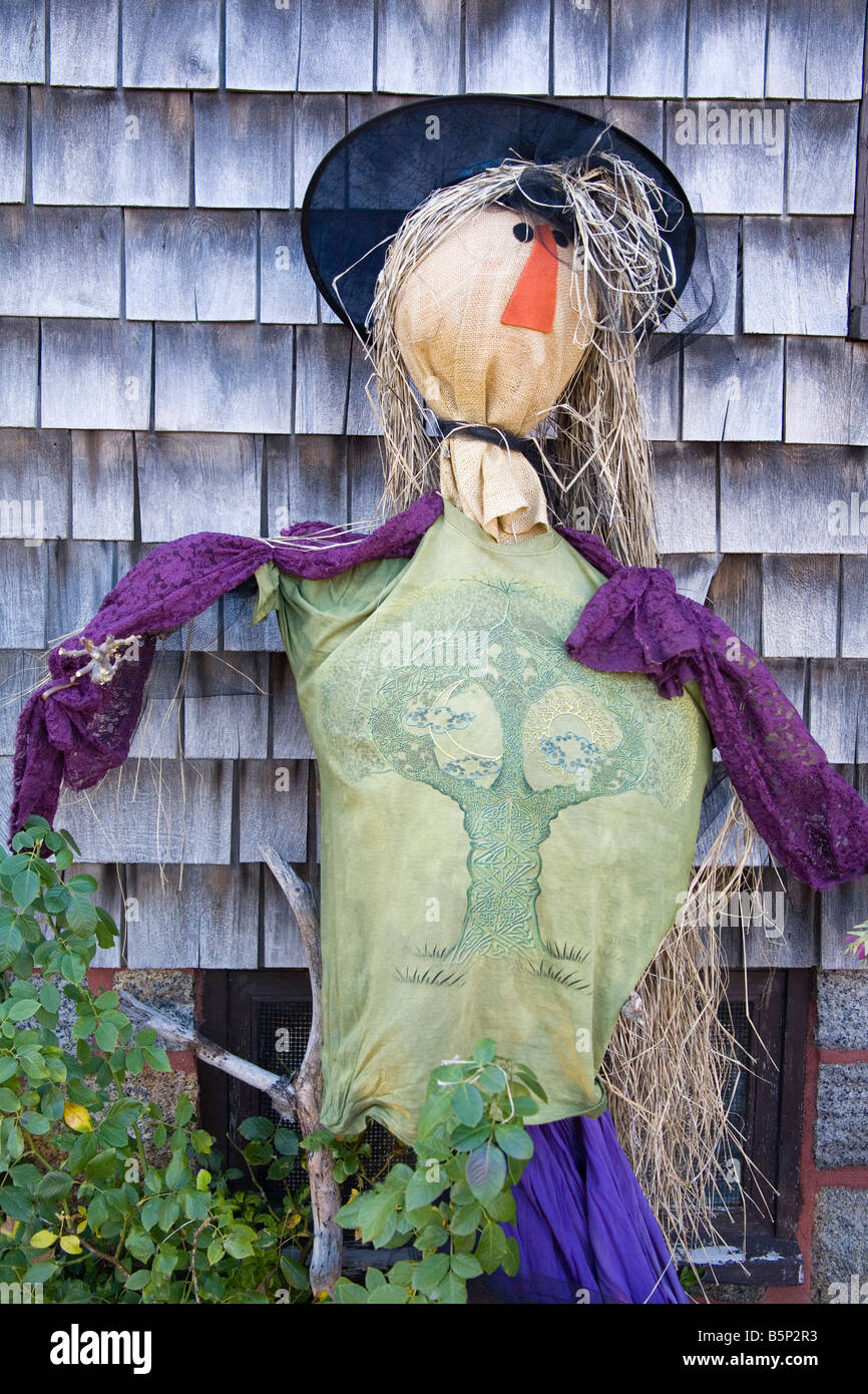 Halloween Scarecrow Rockport Cape Ann Greater Boston Area Massachusetts ...