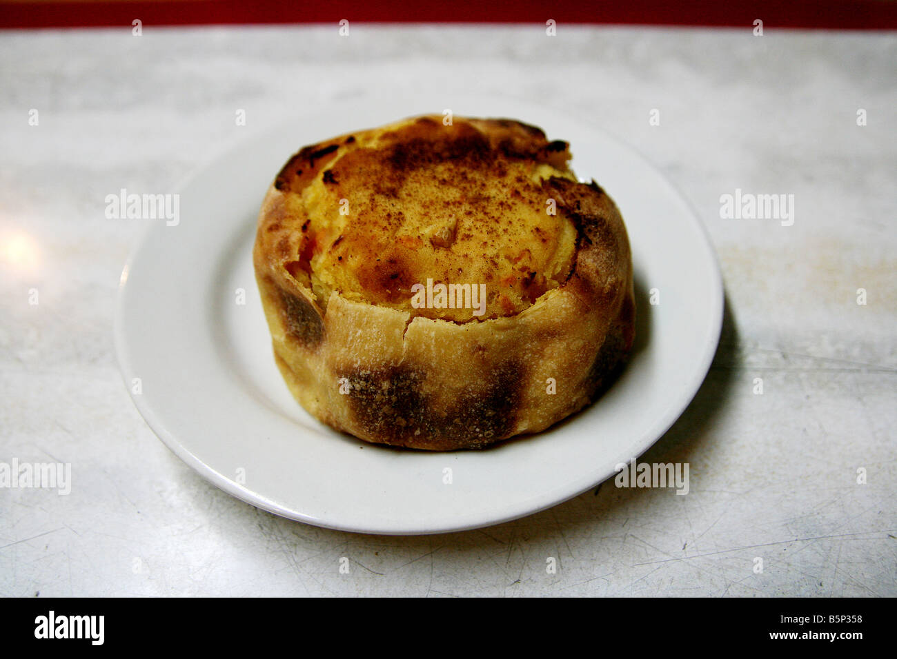 A sweet potato knish from Yonah Schimmels Knish Bakery Stock Photo - Alamy