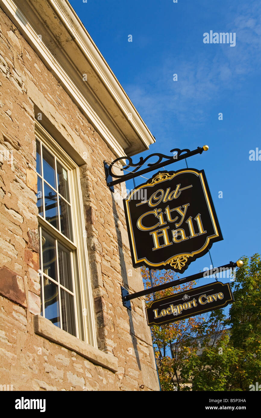 Lockport City New York State USA Stock Photo - Alamy