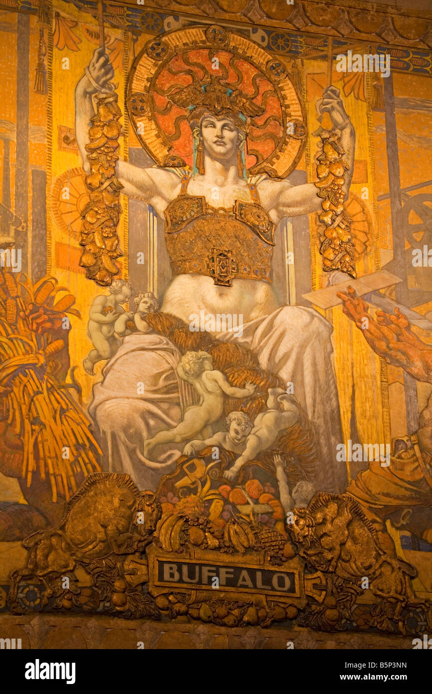 Art deco mural hi-res stock photography and images - Alamy