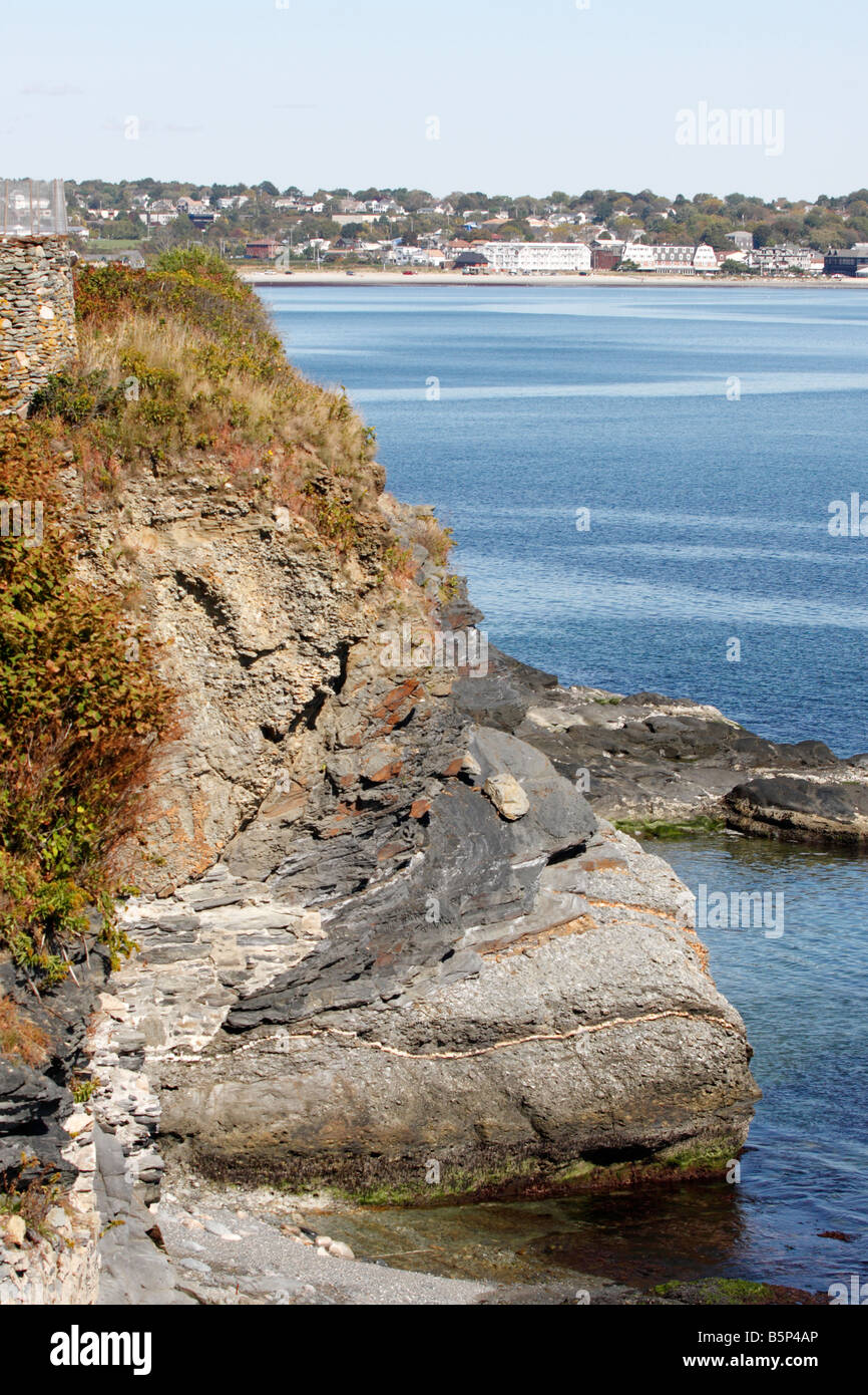 Cliff Walk in Newport, Rhode Island Stock Photo - Alamy