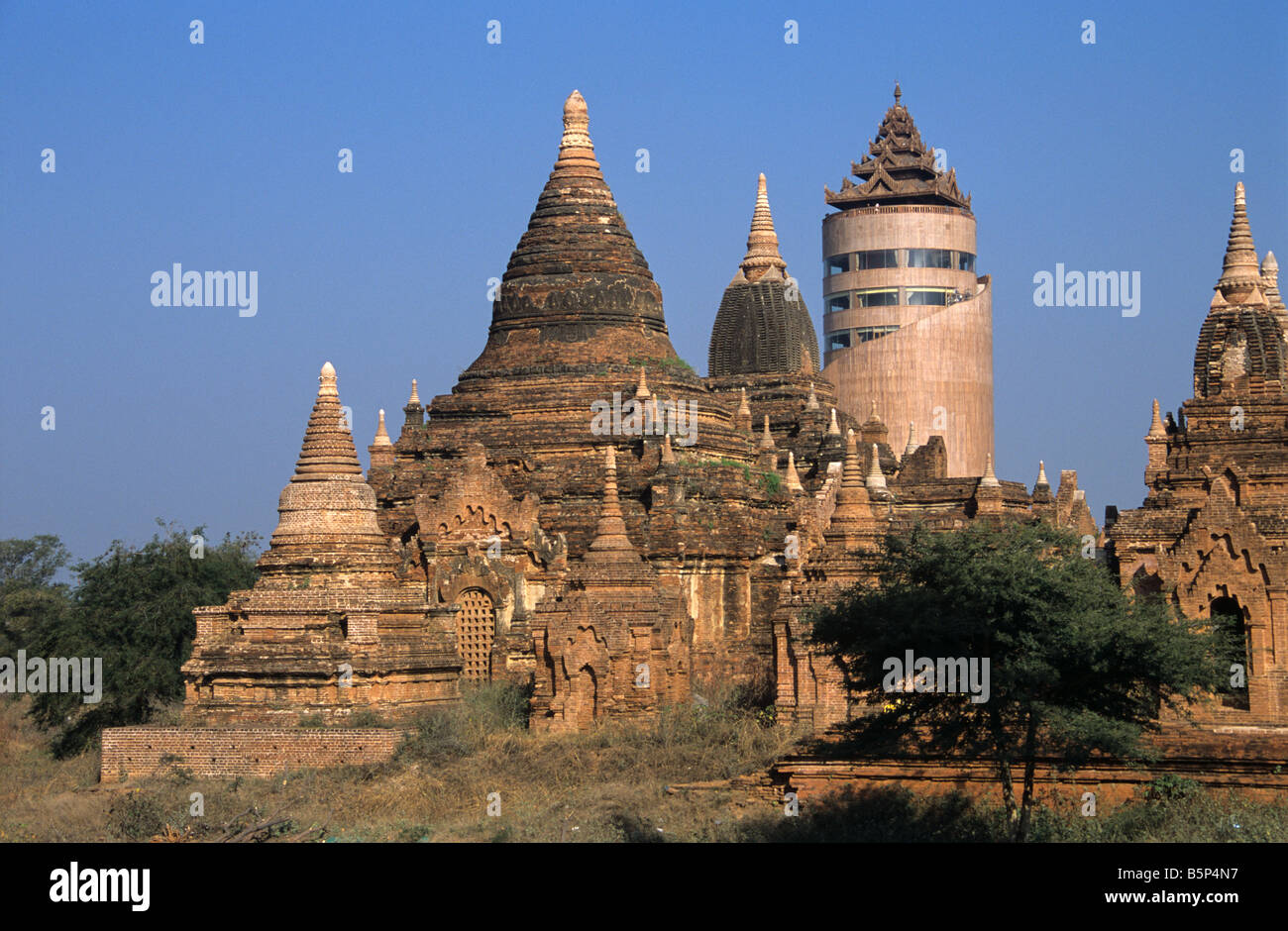 The controversial Nan Myint viewing or observation tower and Buddhist ...