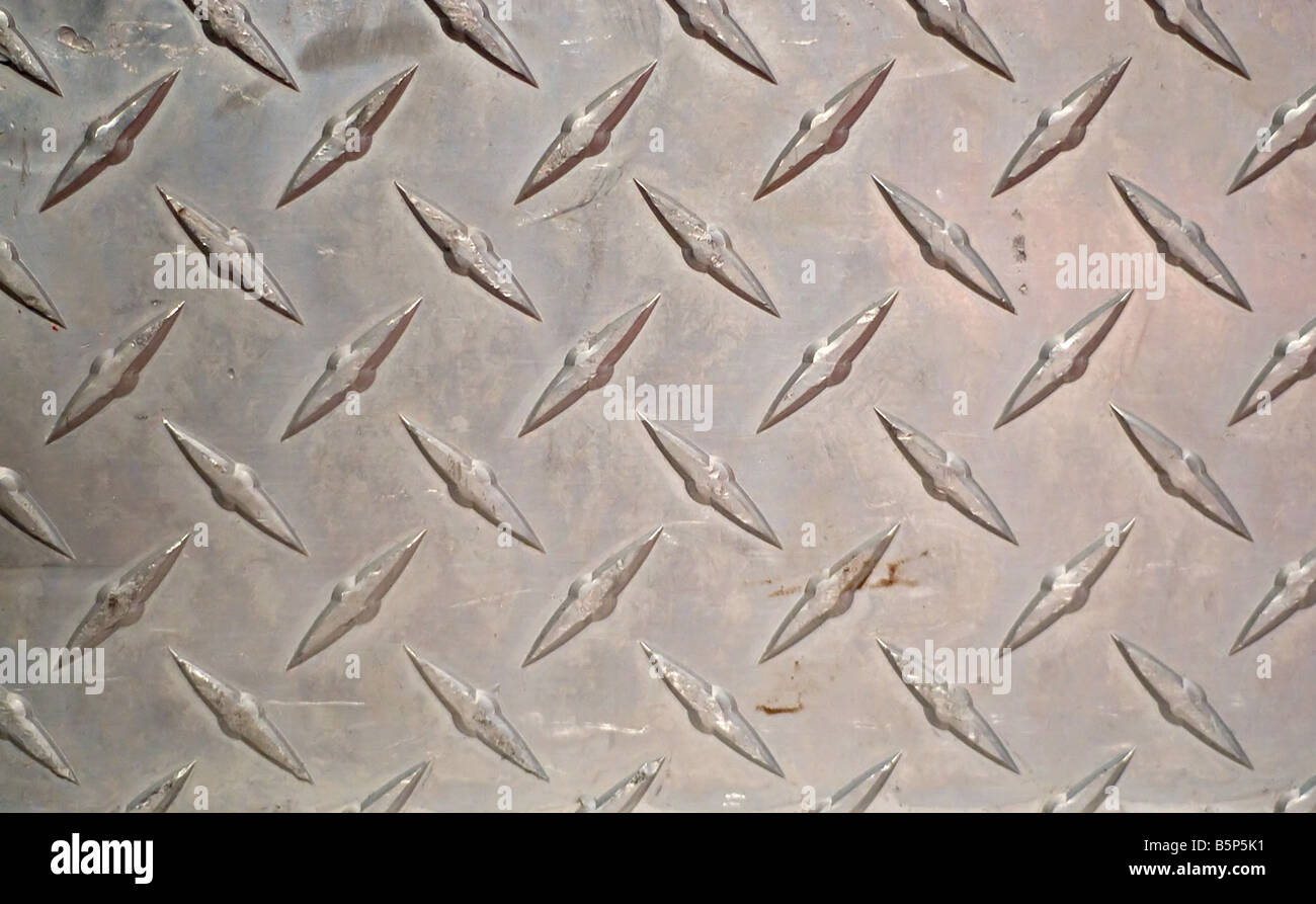 Closeup of real diamond plate material this is a photo not an ...