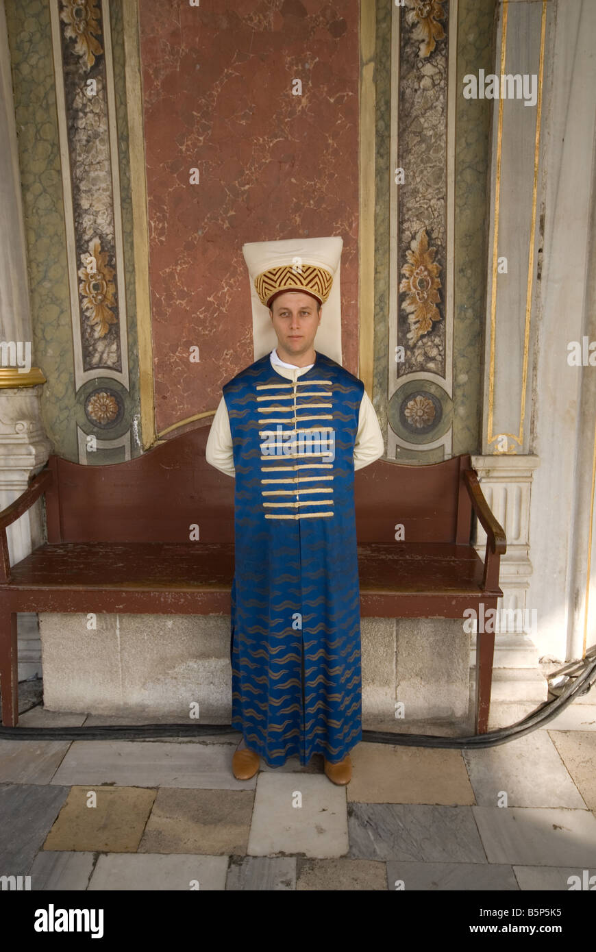 Traditional guard Topkapi Palace Stock Photo - Alamy