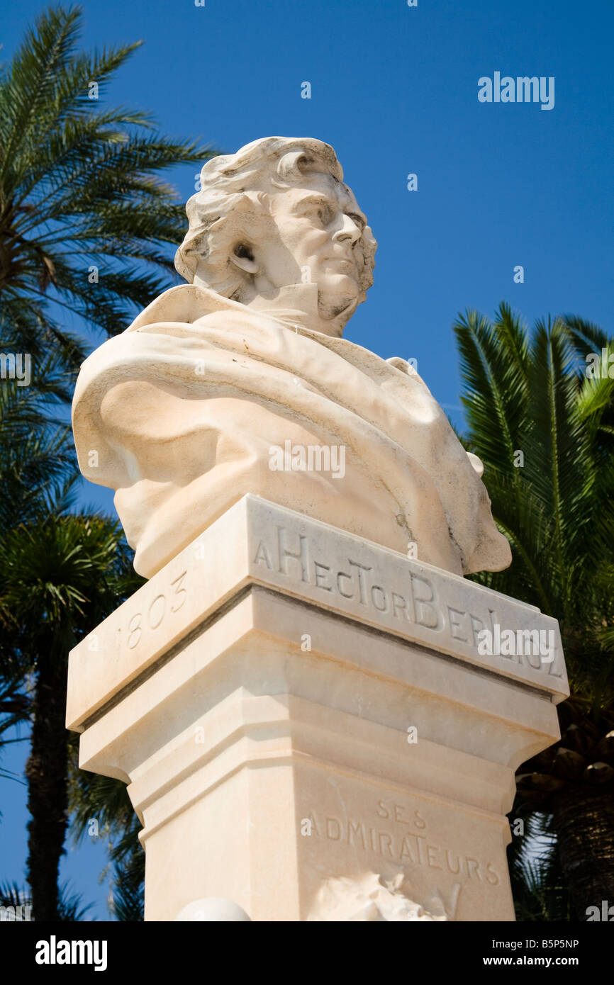 Statue to honour Hector Berlioz, Monte Carlo, Monaco, France Stock ...