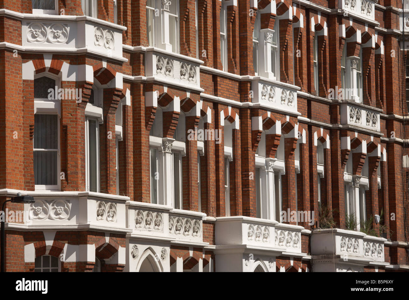 Handsome red brick architecture of Victorian properties in Wilbraham ...