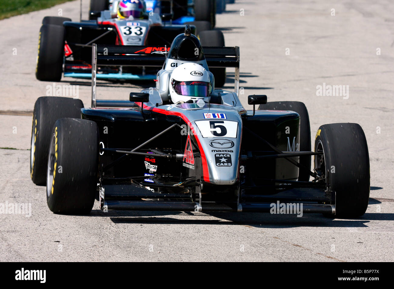 Formula Star Mazda Auto Racing Tom Gladdis Stock Photo - Alamy