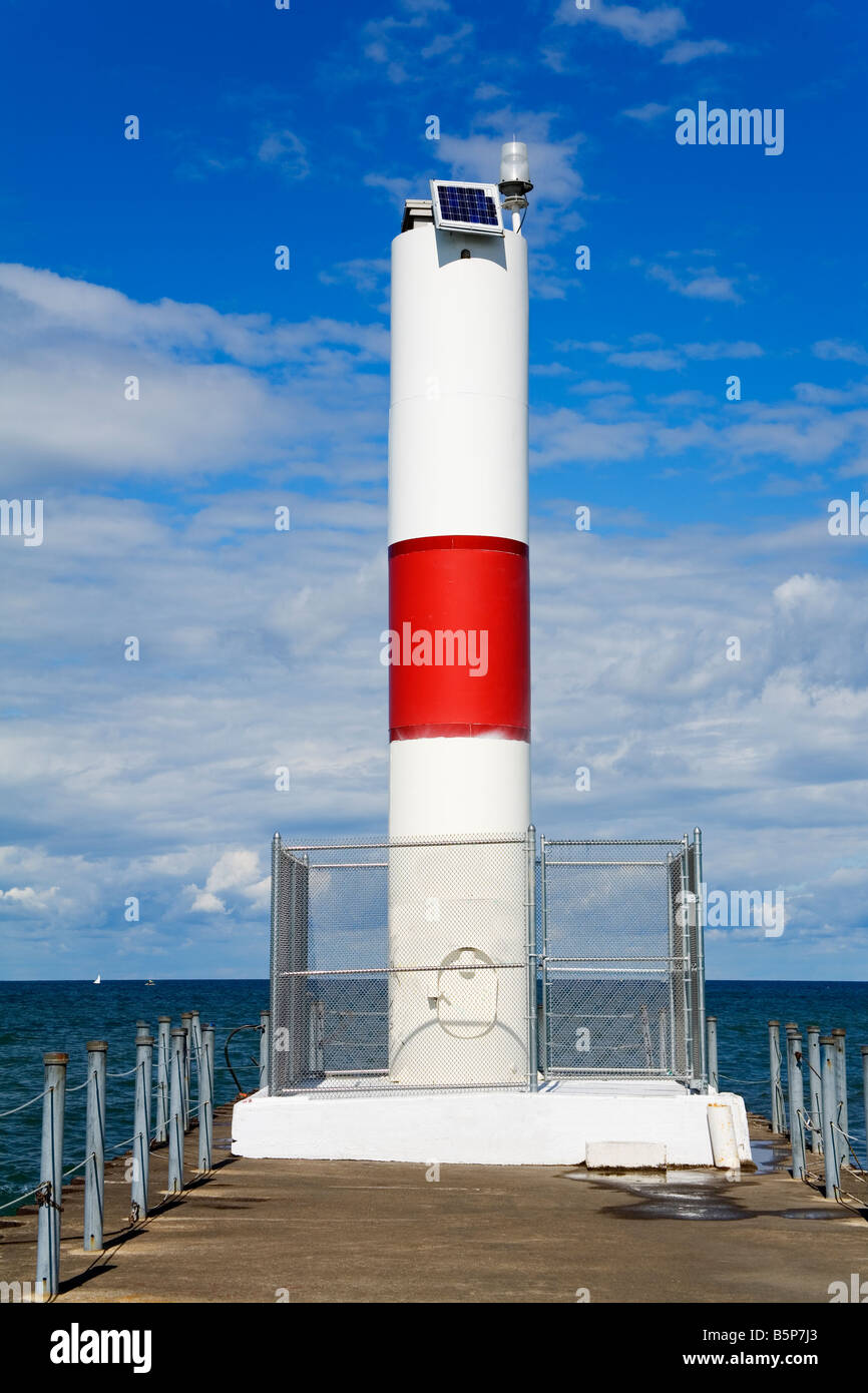 Pier Lighthouse Rochester New York State USA Stock Photo - Alamy