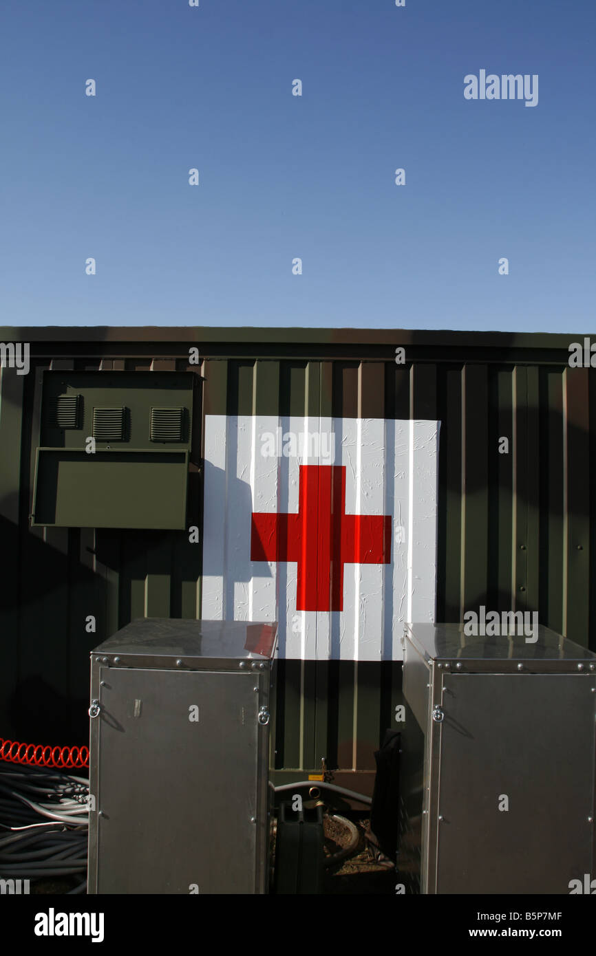 red cross military field hospital outdoors in sun Stock Photo - Alamy