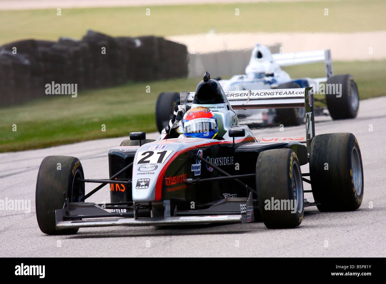 Star Mazda Champion Formula Auto Racing Race Winner Stock Photo - Alamy