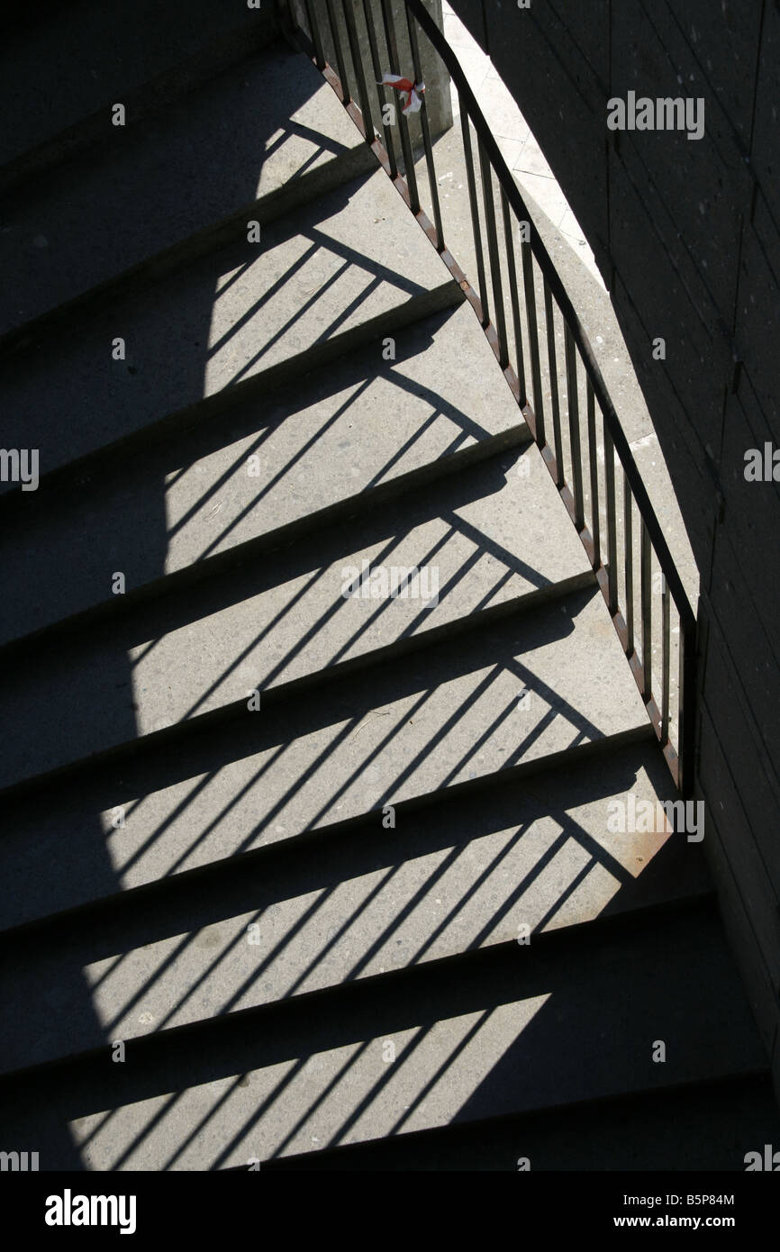 shadow detail on modern stairs design architecture Stock Photo - Alamy