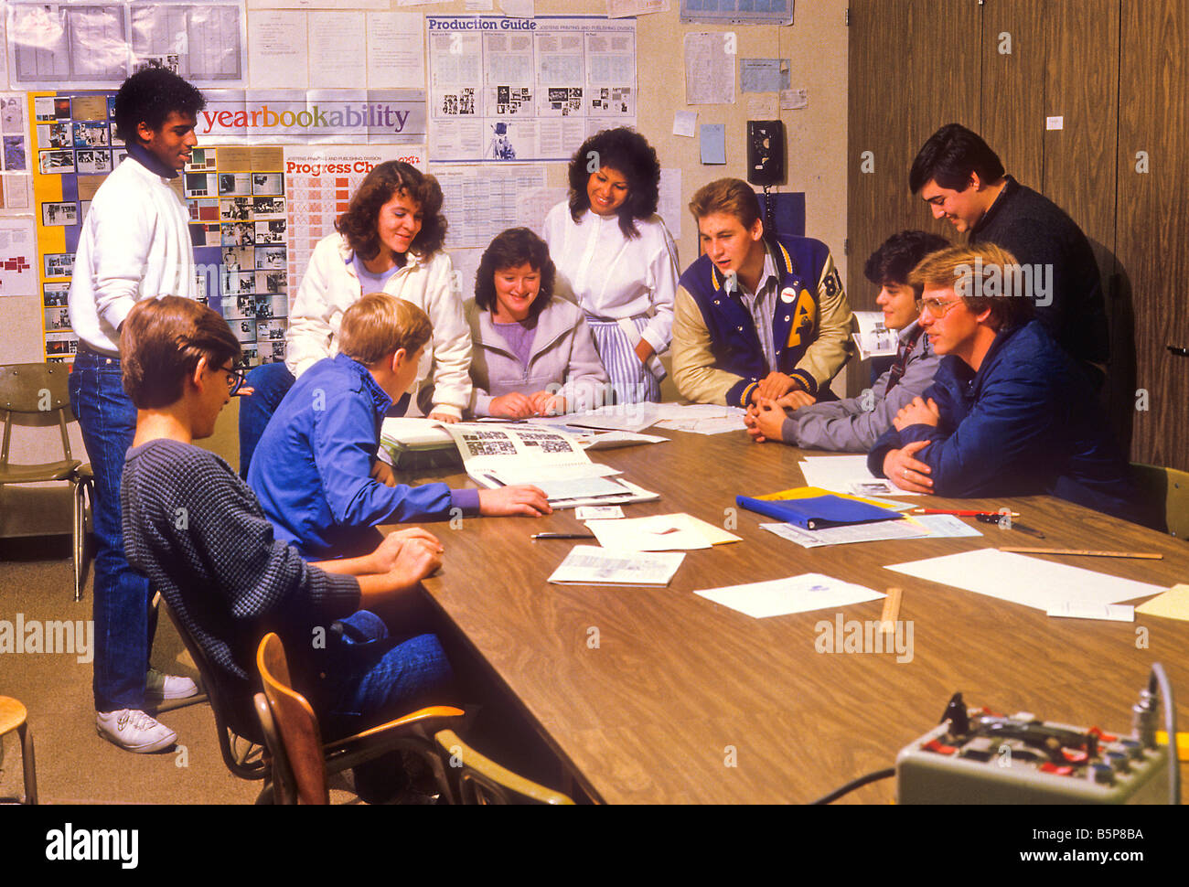 Yearbook high school hi-res stock photography and images - Alamy