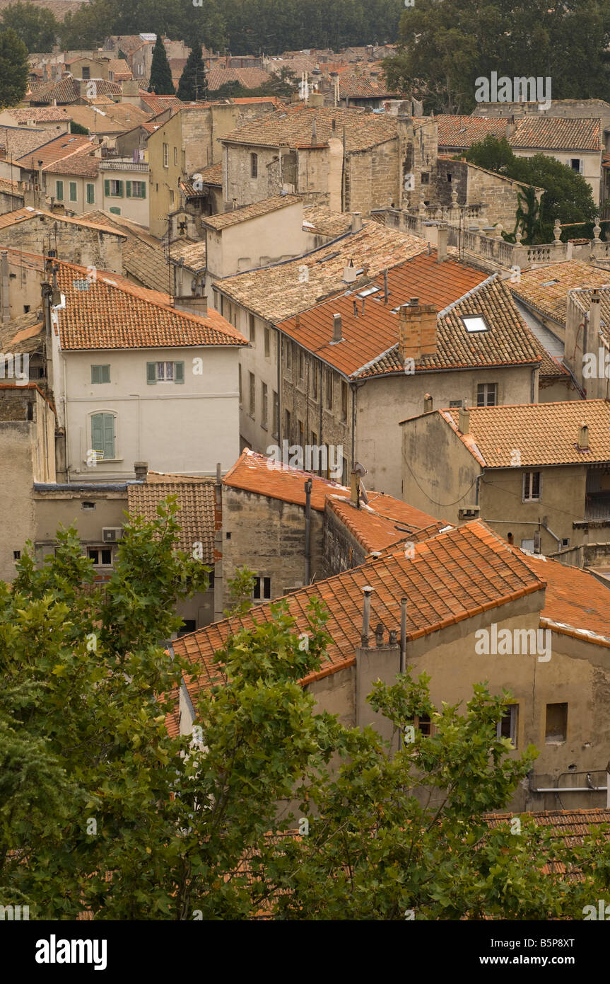Rooftops in Avignon, France Stock Photo - Alamy