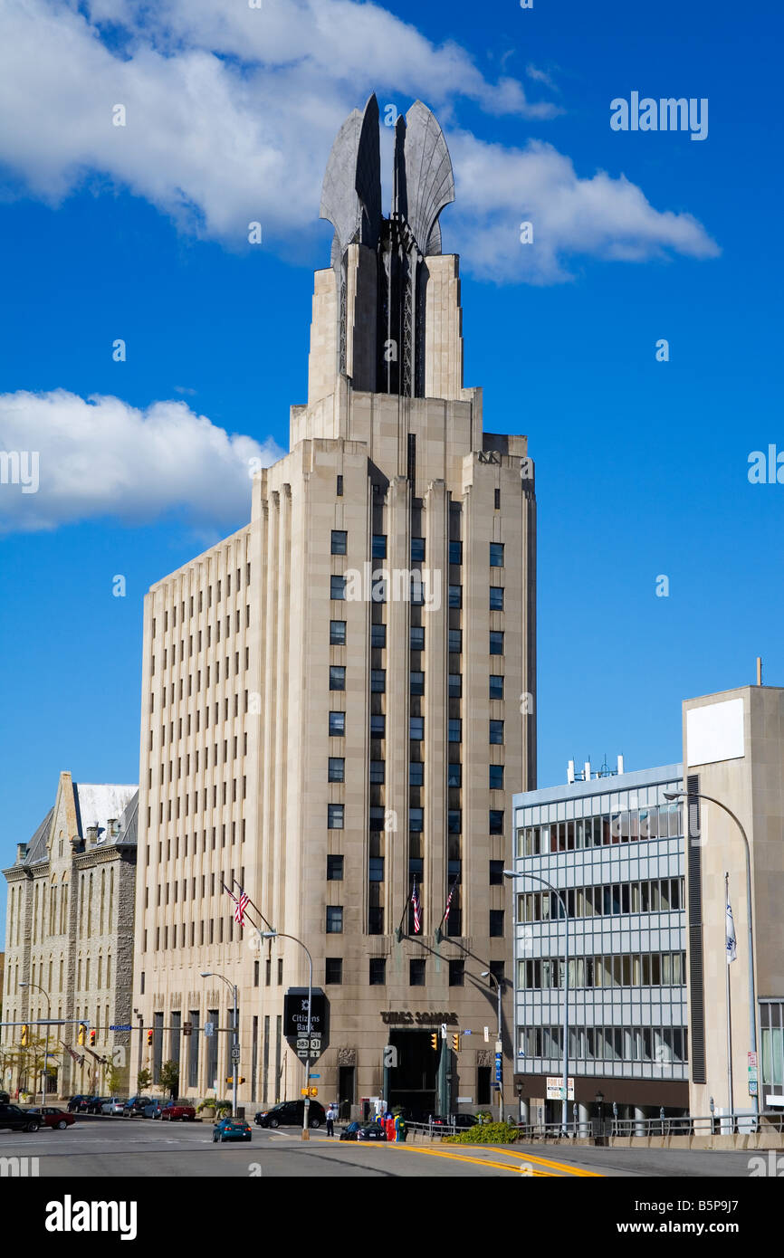 Times Square Tower Rochester New York State USA Stock Photo - Alamy