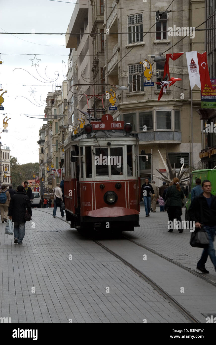 Taksim Square tram Istanbul Stock Photo - Alamy