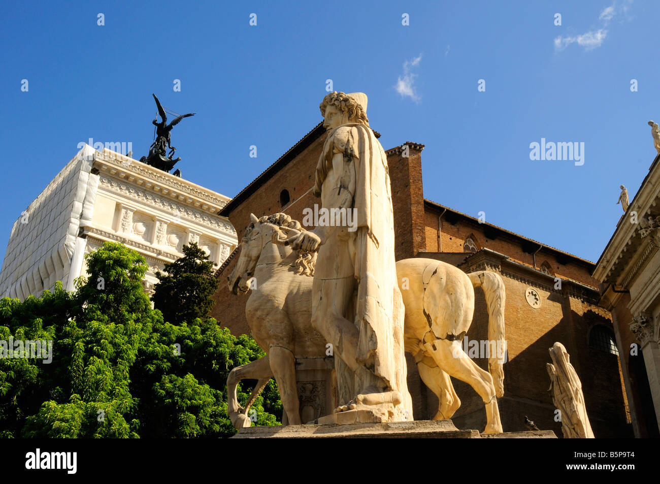 Statue of a Mede on the Capitoline Hill in Rome Italy Stock Photo - Alamy
