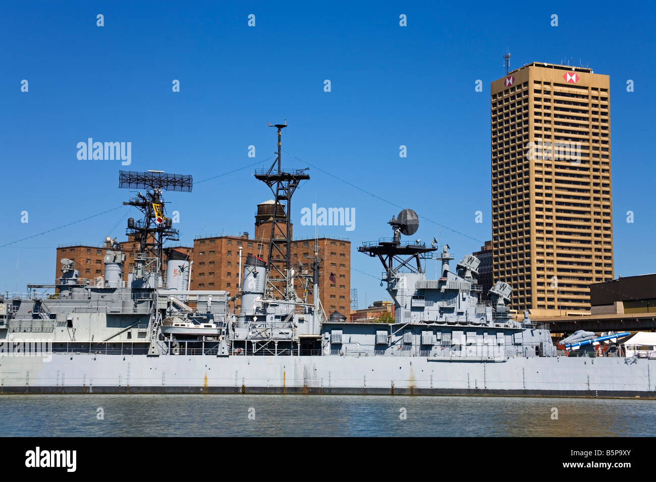 USS Little Rock Destroyer Naval Military Park Buffalo New York State ...