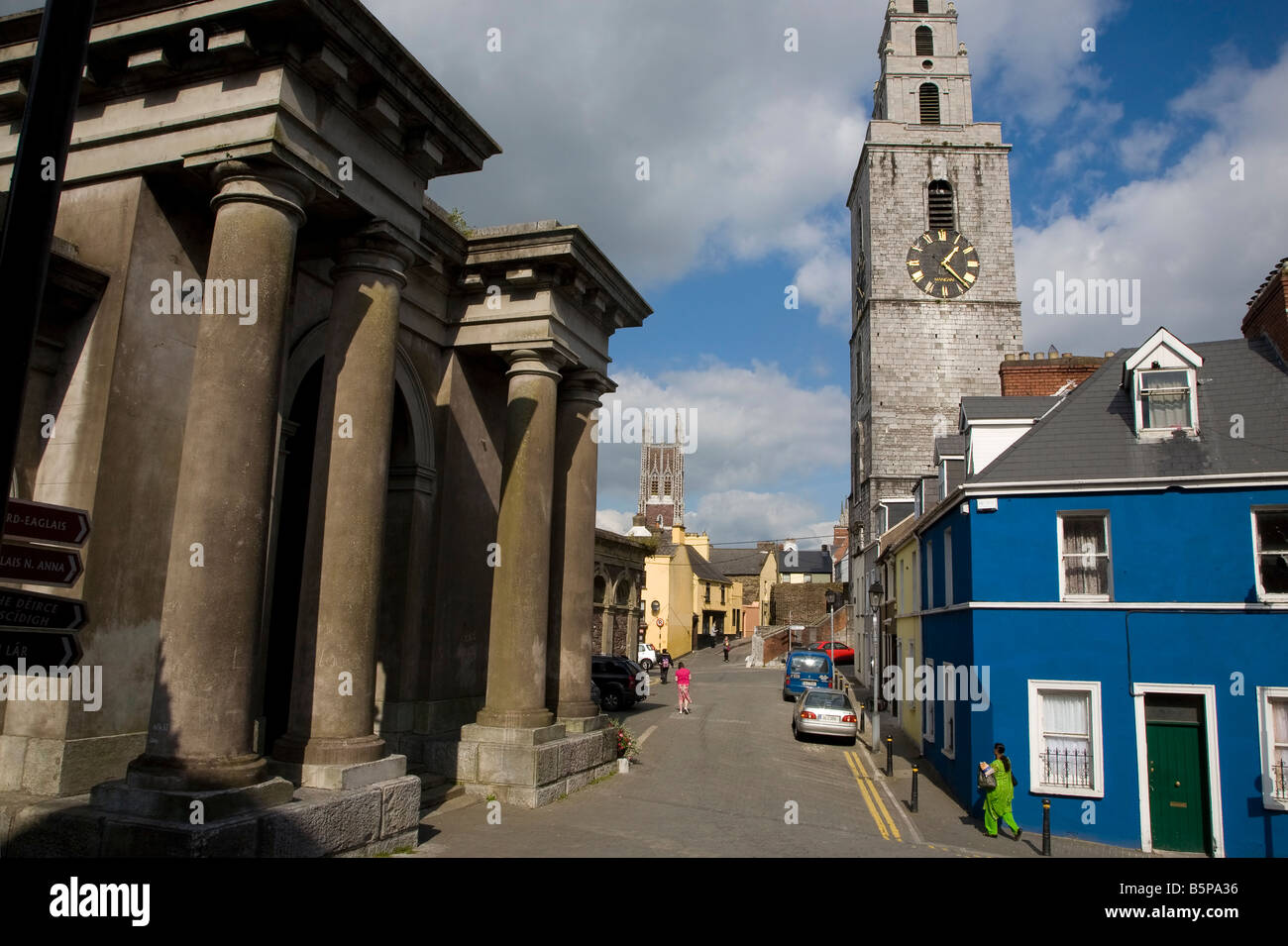 The 18th Century Butter Exchange and St Anne's Church Showing the clock ...