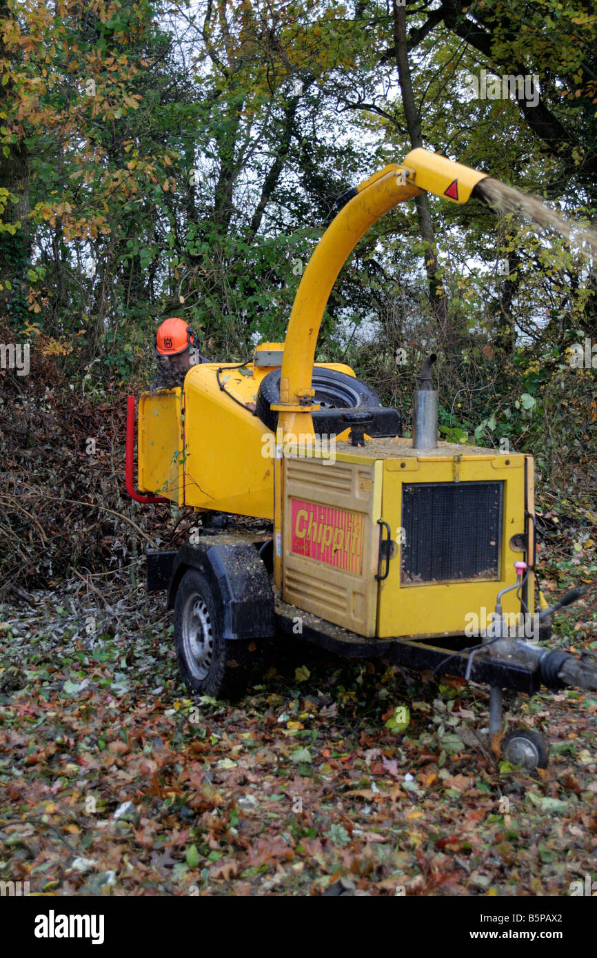 Wood chipper hi-res stock photography and images - Alamy