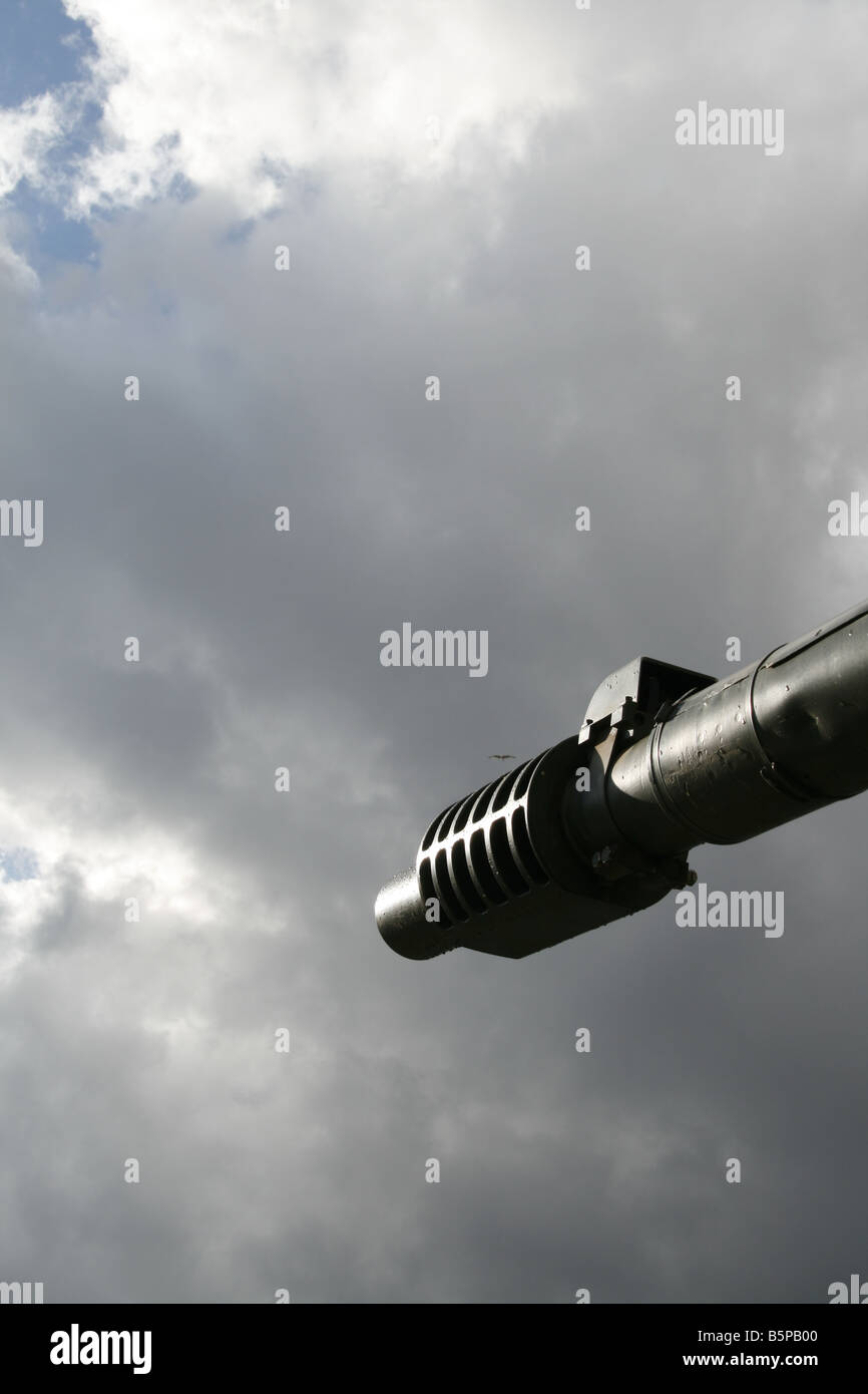 detail of army tank gun turret on battle field Stock Photo - Alamy