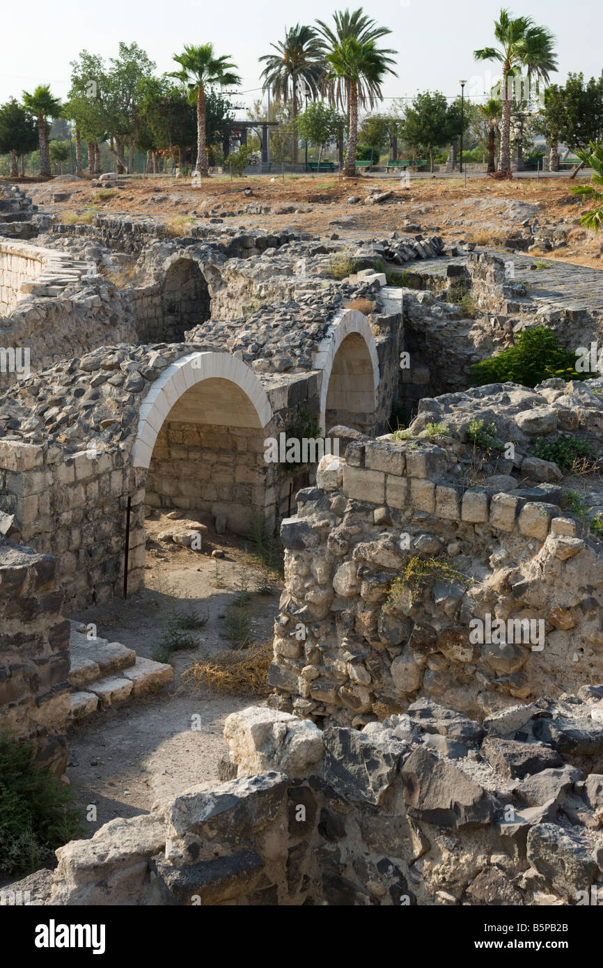ROMAN HIPPODROME RUINS TEL BEIT SHEAN NATIONAL PARK ISRAEL Stock Photo - Alamy