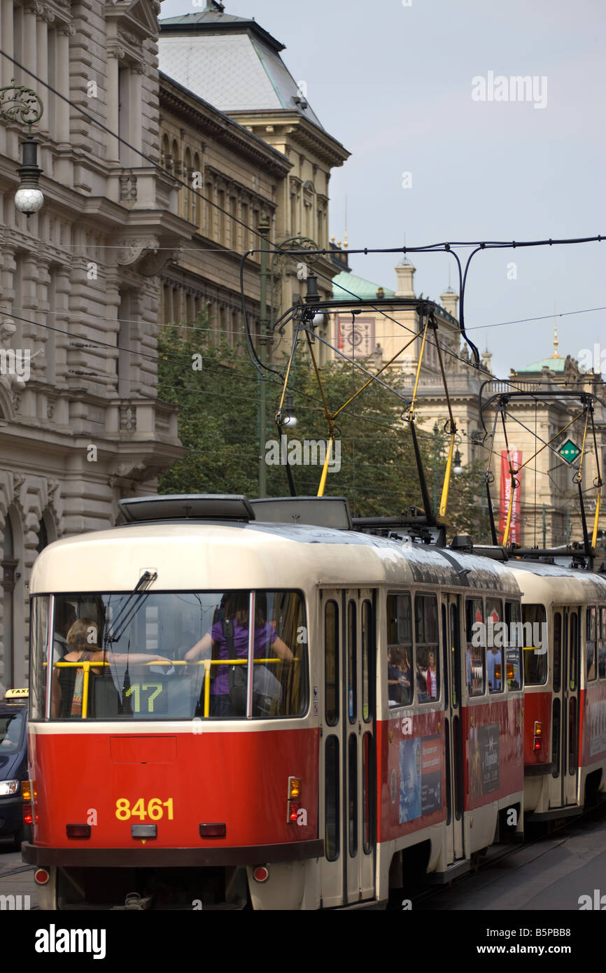 Old czech tram hi-res stock photography and images - Alamy