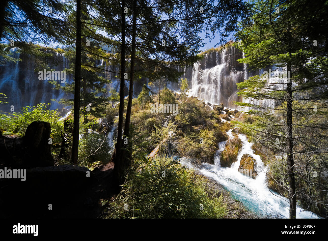 Promising bright bay waterfall hi-res stock photography and images - Alamy