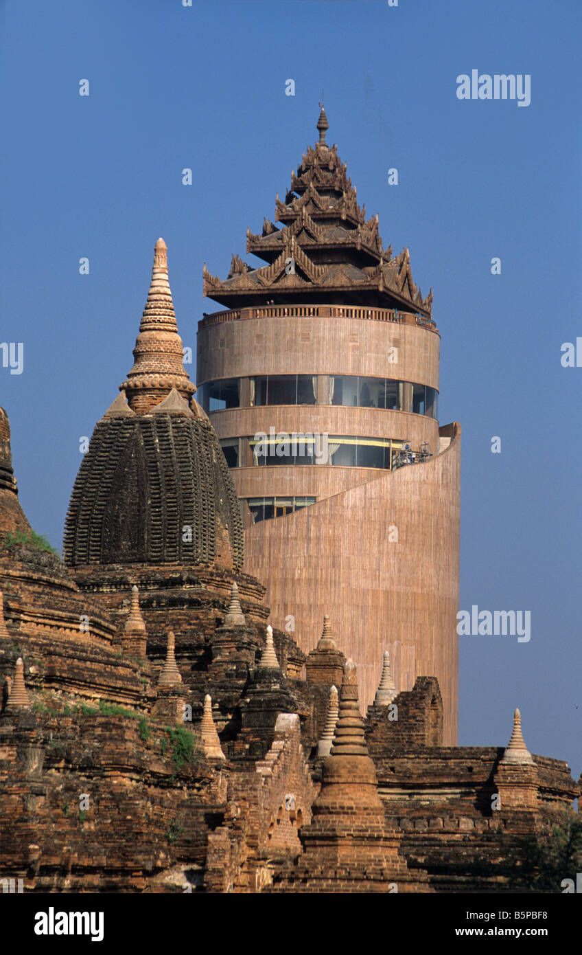 The controversial Nan Myint viewing or observation tower and Buddhist ...