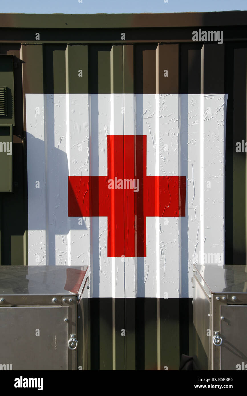 red cross military field hospital outdoors in sun Stock Photo - Alamy