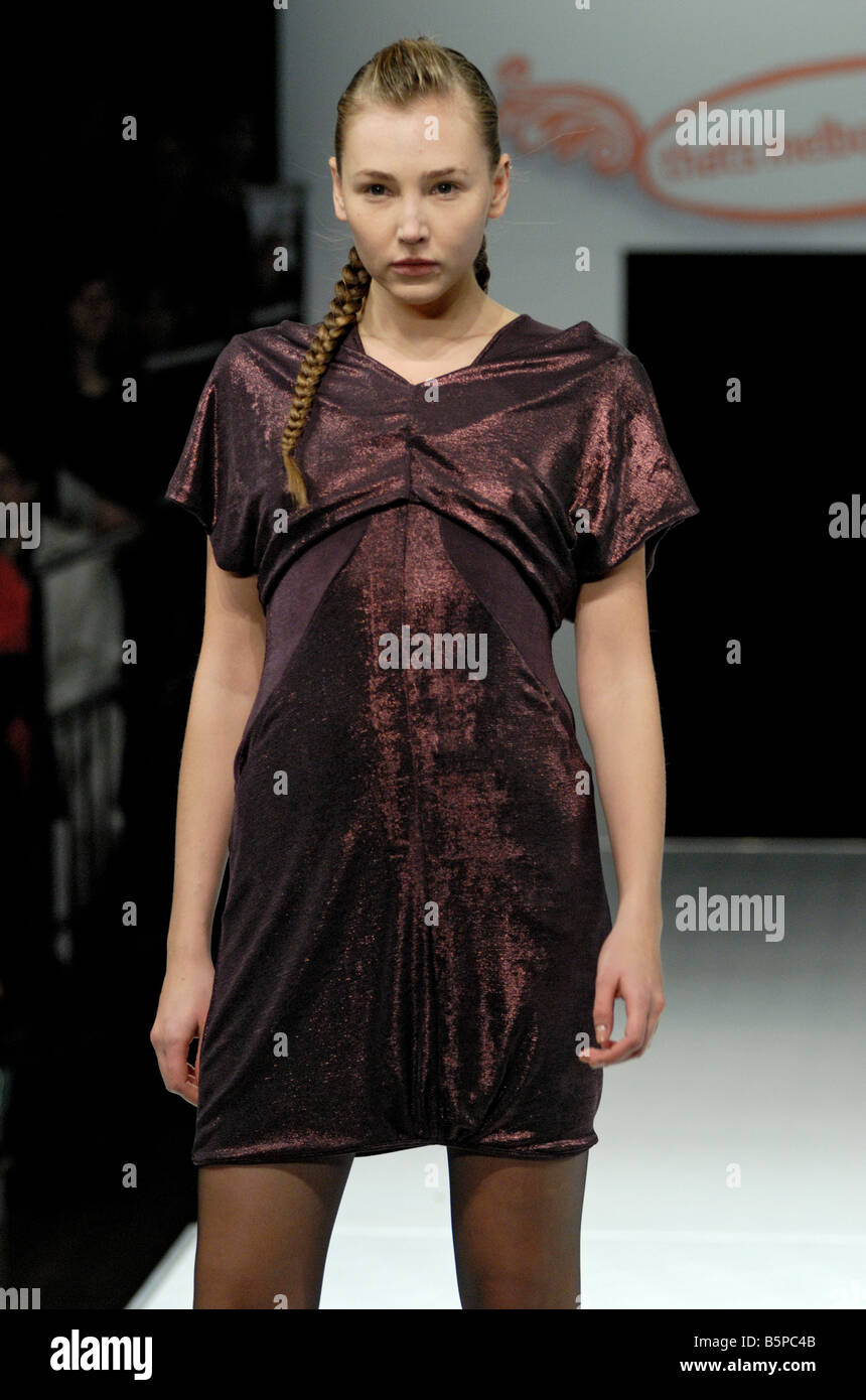 Female model wearing garments by Life with Bird at Melbourne Spring ...