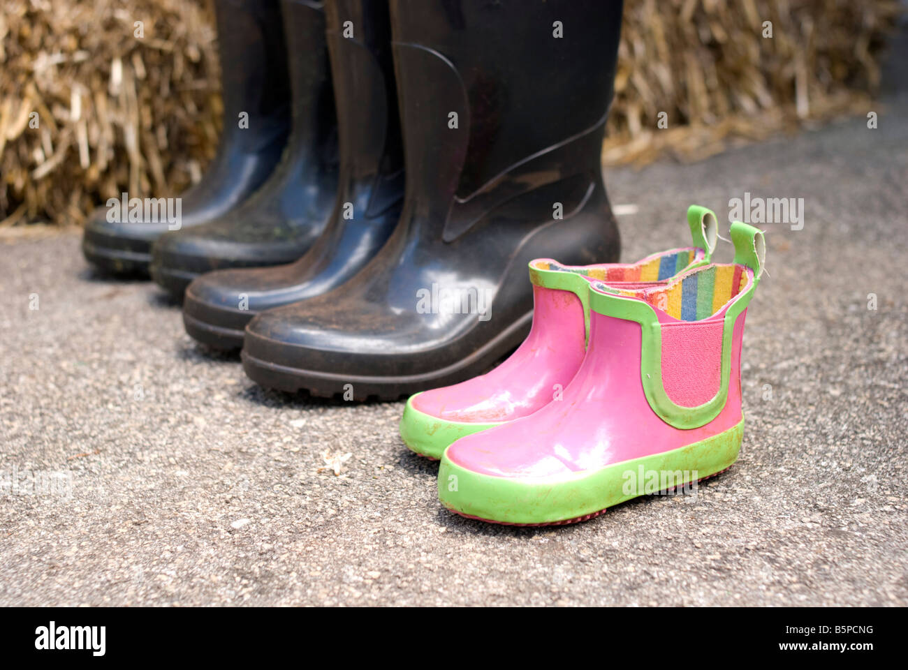 Girls wellies hi-res stock photography and images - Alamy
