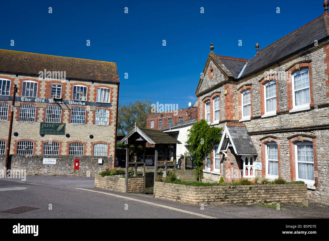 Green Dragon House alongside the Old Brush Works, Axminster, Devon ...