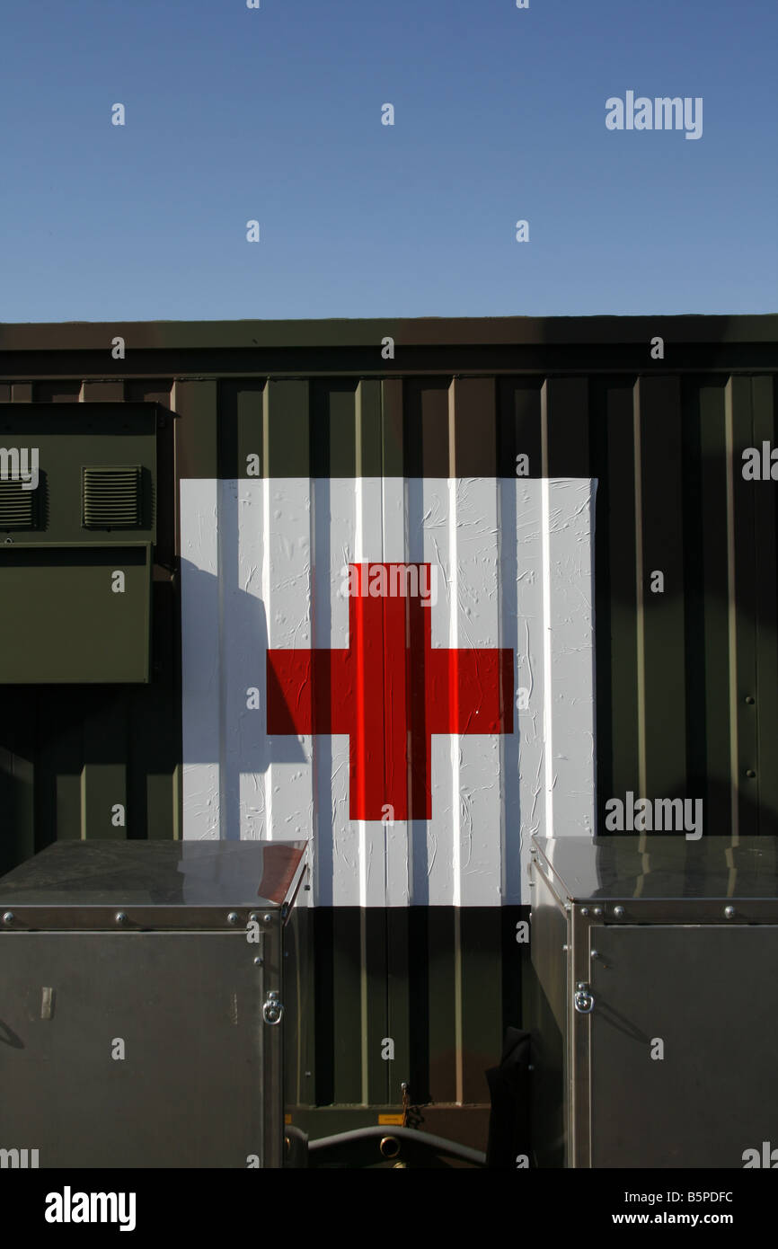 red cross military field hospital outdoors in sun Stock Photo - Alamy