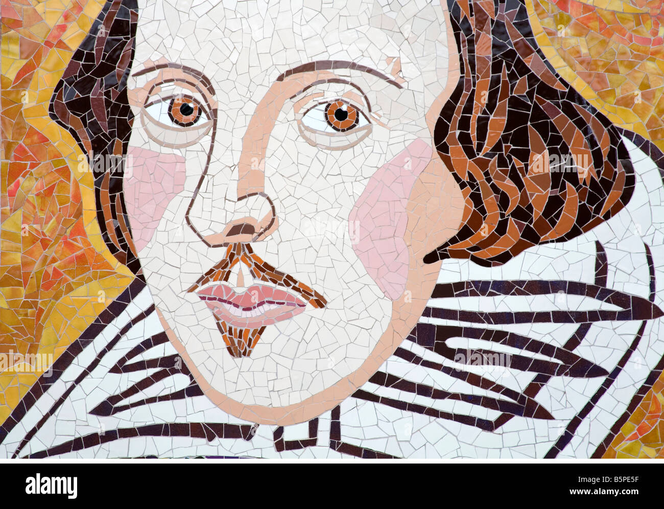 Tile Mosaic Shakespeare Center Loch Haven Park Orlando Florida USA ...