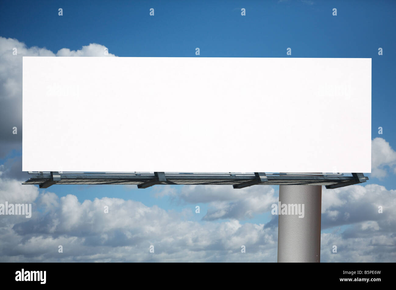 Large blue white sign Cut Out Stock Images & Pictures - Alamy