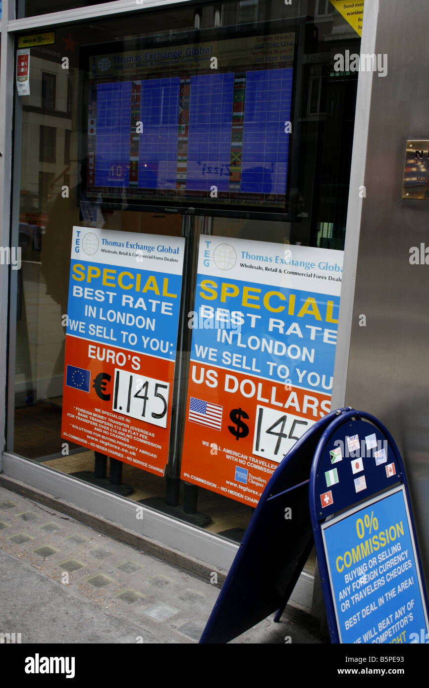 Money exchange shop london hi-res stock photography and images - Alamy