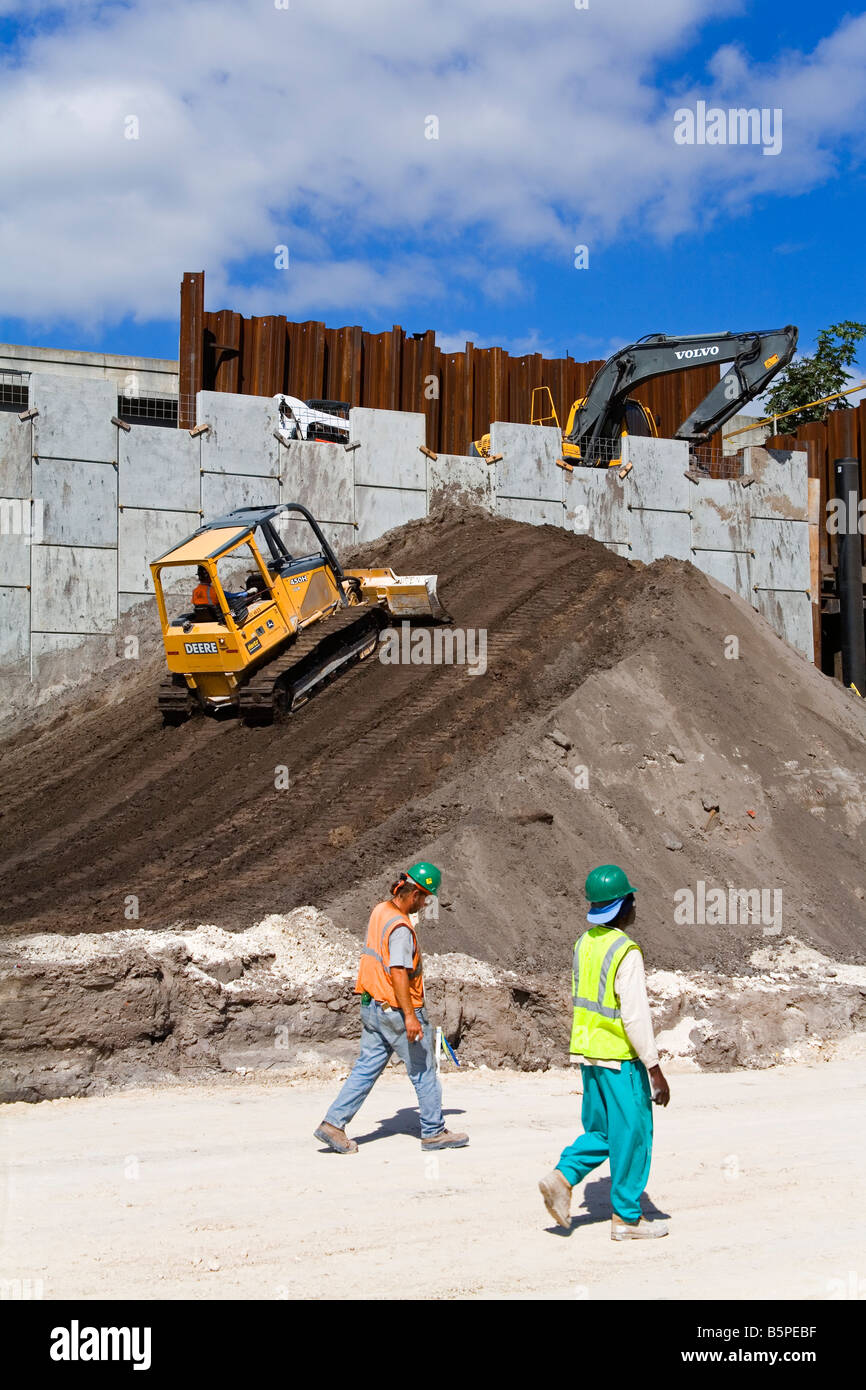 Construction of Freeway 4 connector Downtown Orlando Florida USA Stock ...