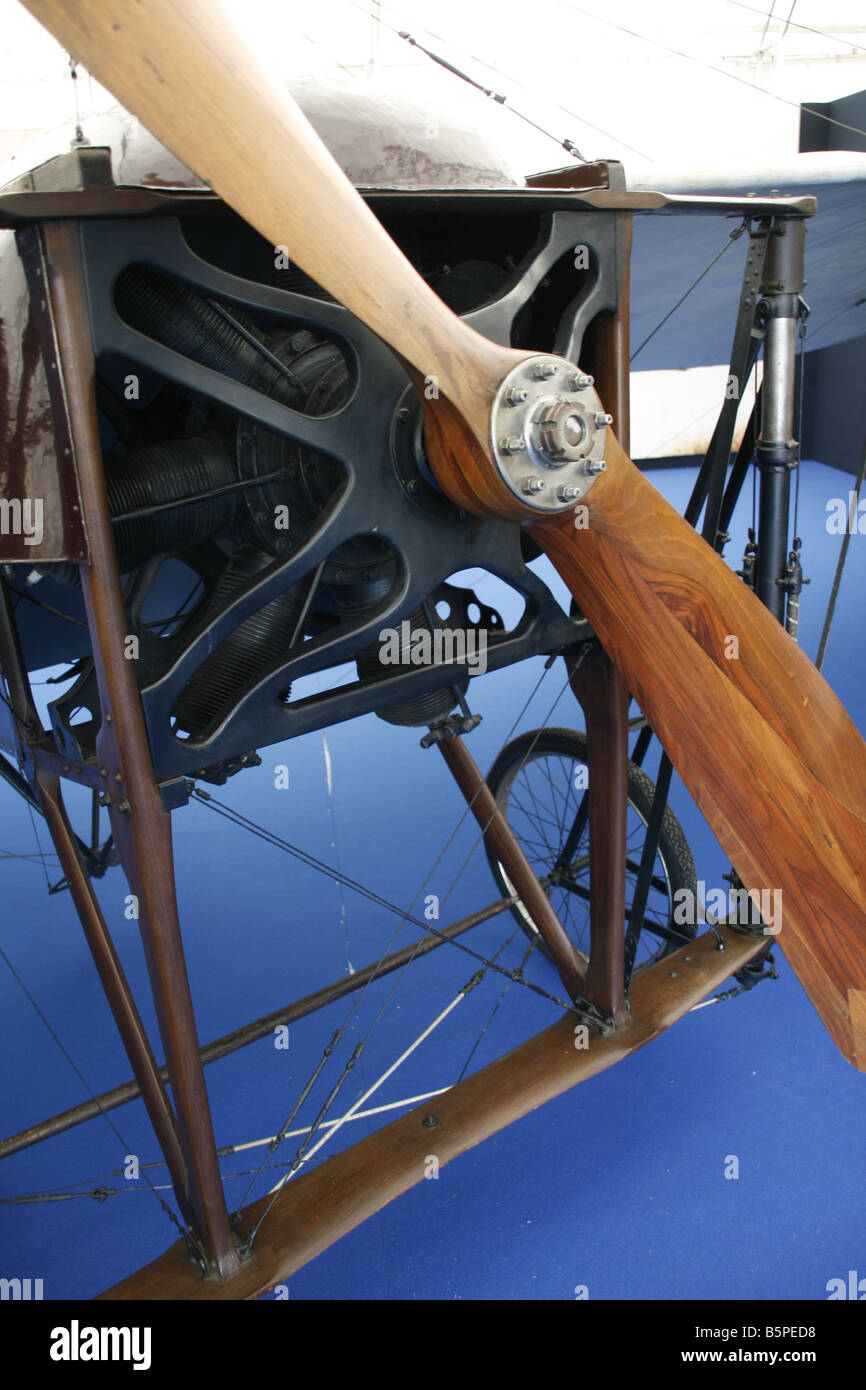 old flying machine at military open day Stock Photo - Alamy